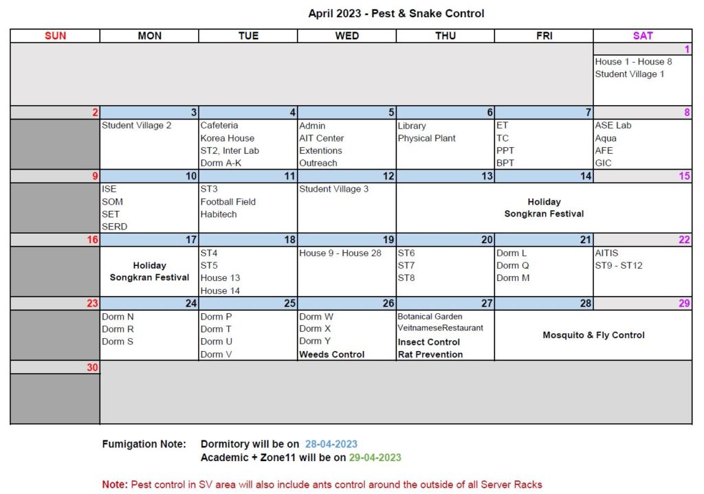 PEST-CONTROL-SCHEDULE FOR APRIL 2023 – Office of Facilities and Assets ...