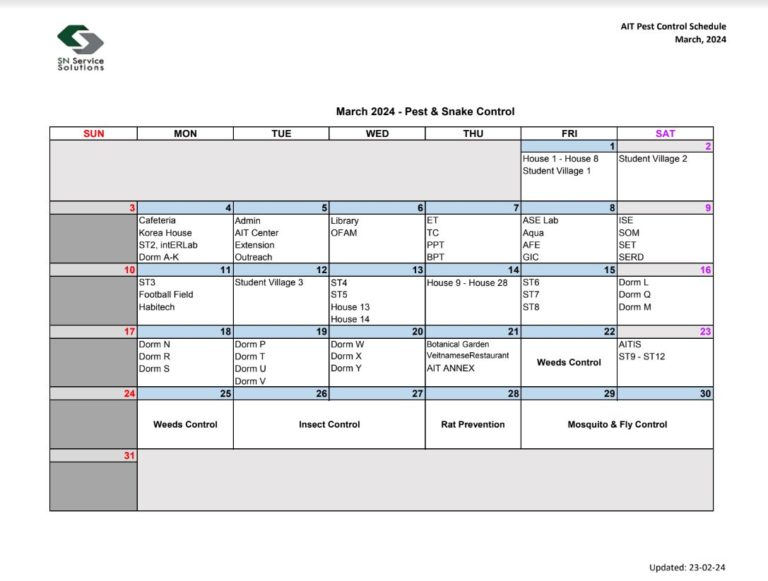 PEST-CONTROL-SCHEDULE FOR MARCH 2024 – Office of Facilities and Assets ...