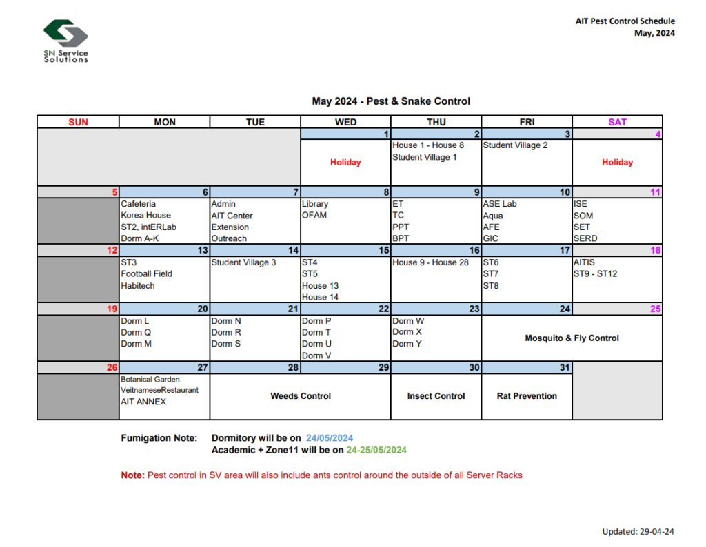 PEST-CONTROL-SCHEDULE FOR MAY 2024 – Office of Facilities and Assets ...