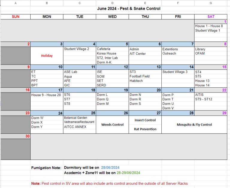 PEST-CONTROL-SCHEDULE FOR JUNE 2024 – Office of Facilities and Assets ...