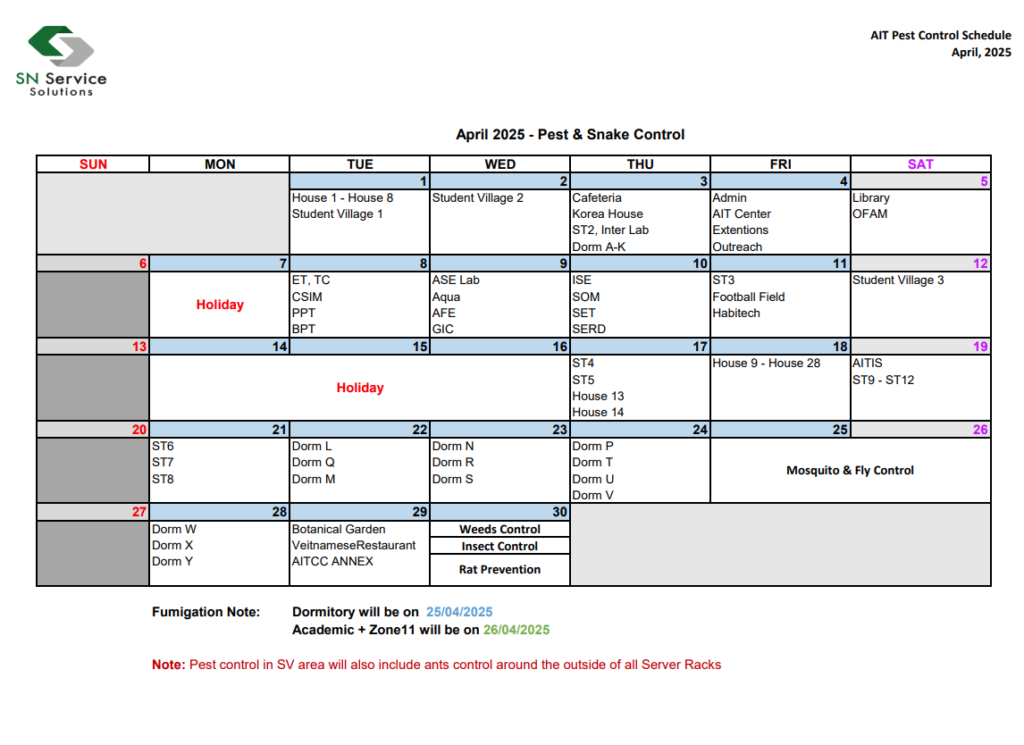 PEST-CONTROL-SCHEDULE FOR APRIL 2025 – Office of Facilities and Assets ...